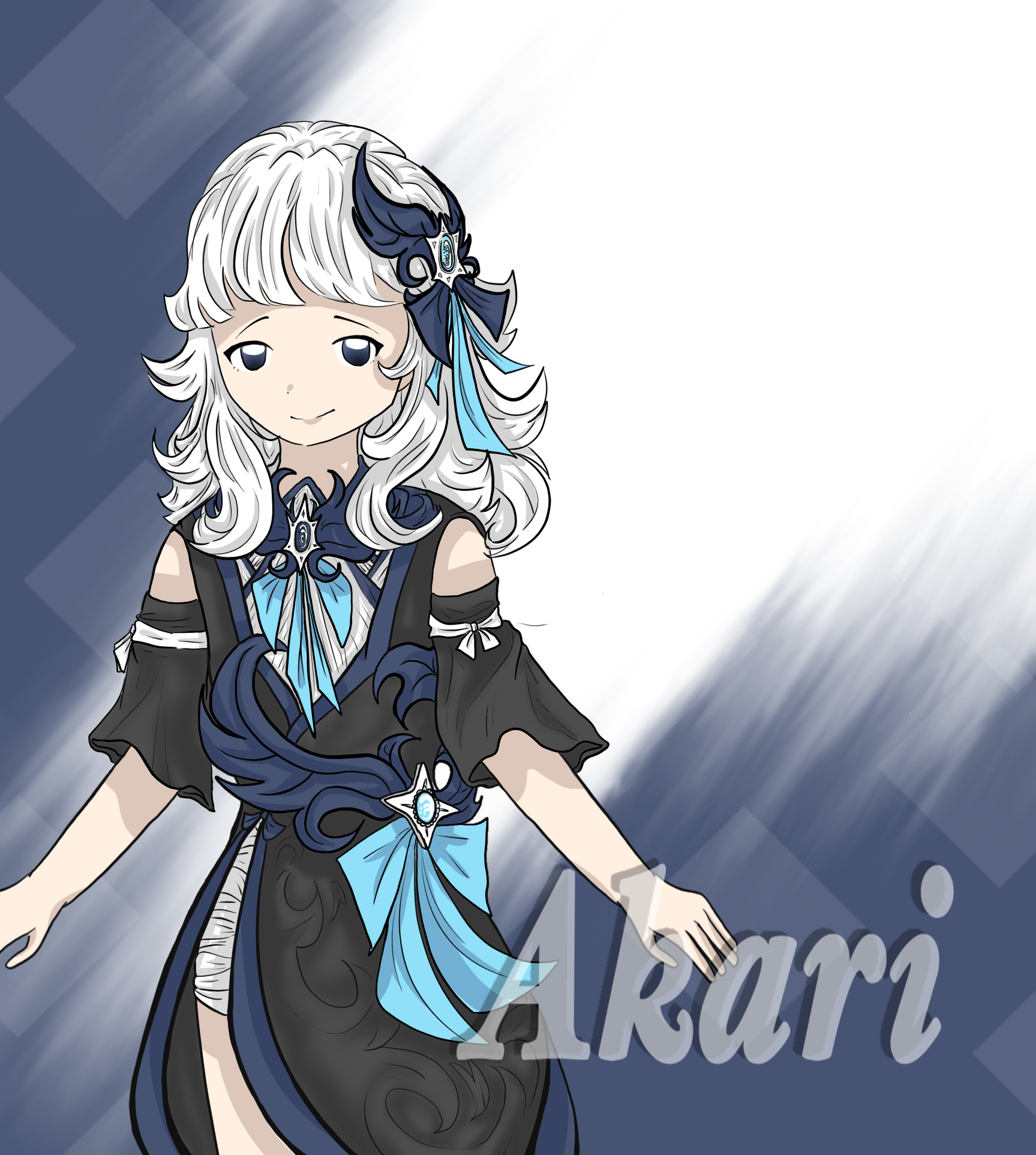 My female Genshin Impact OC ( Hydro) - ibisPaint