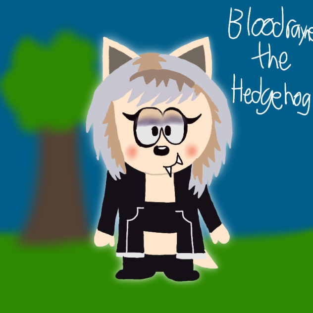 Katie Gelson (Bloodrayne) the Hedgehog - ibisPaint