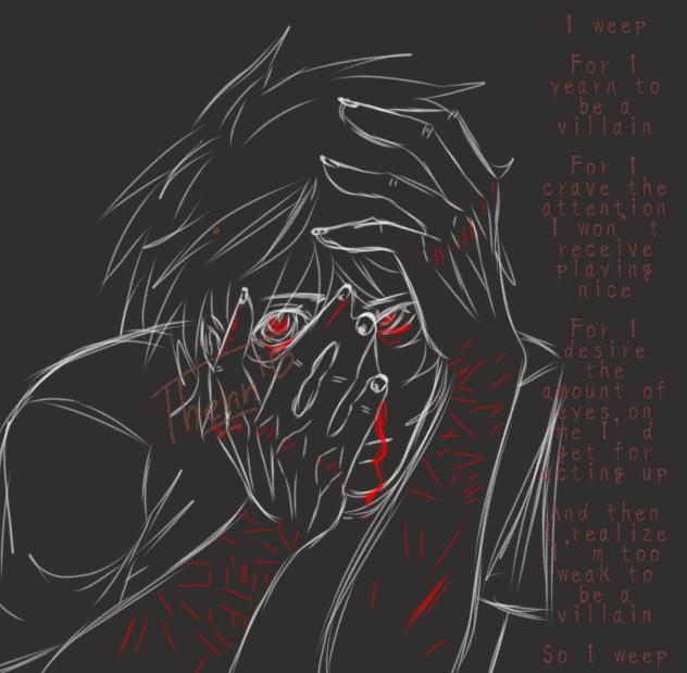 Weeping wannabe villain v2 TW SH SCARS - ibisPaint