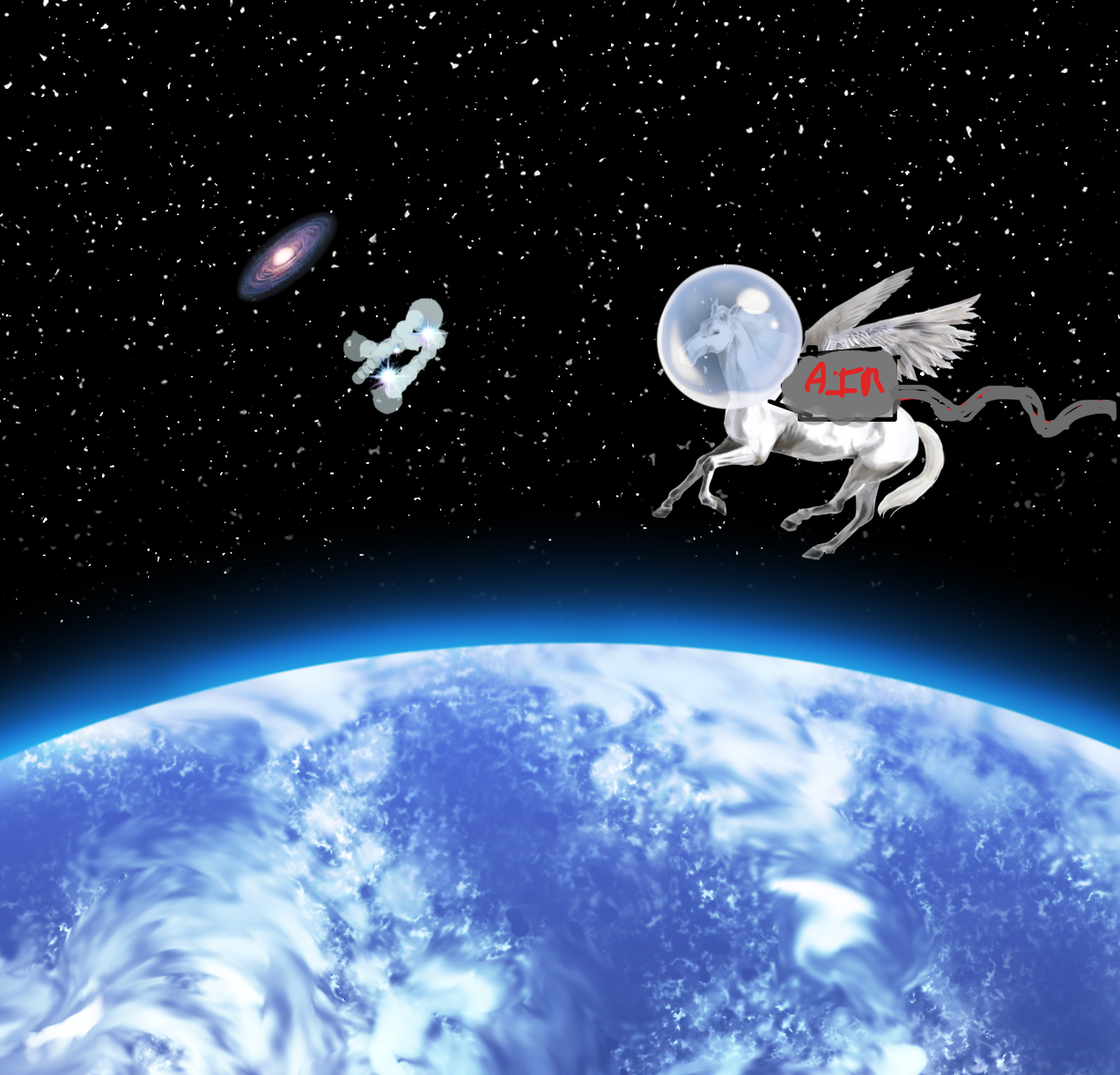 PEGASUS IN SPACE 🌌🦄 - ibisPaint