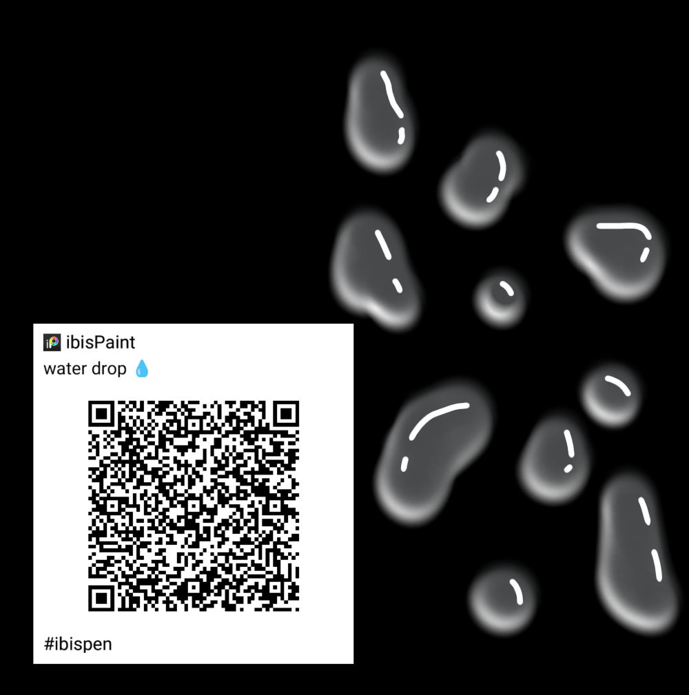 Water drop brush💧 - ibisPaint