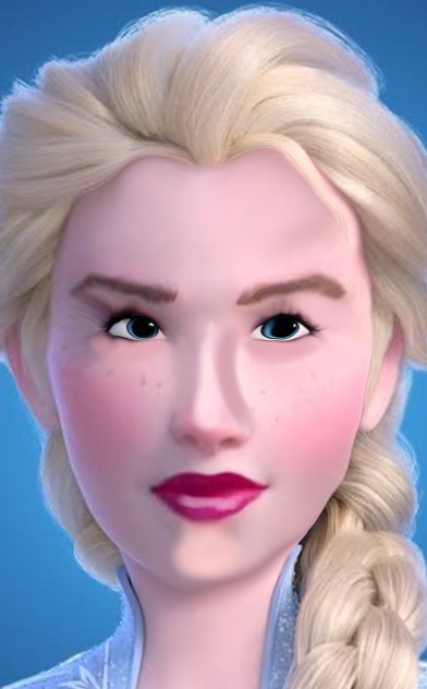 Trying the perfect face on elsa and im- - ibisPaint