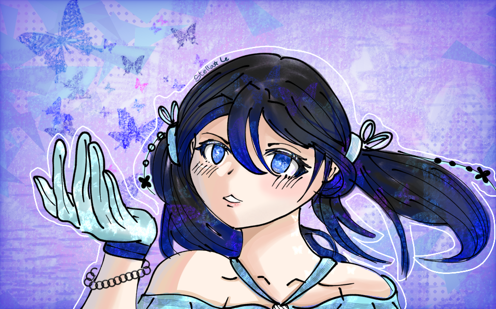 Butterflies top hat 🎩 🦋 - ibisPaint