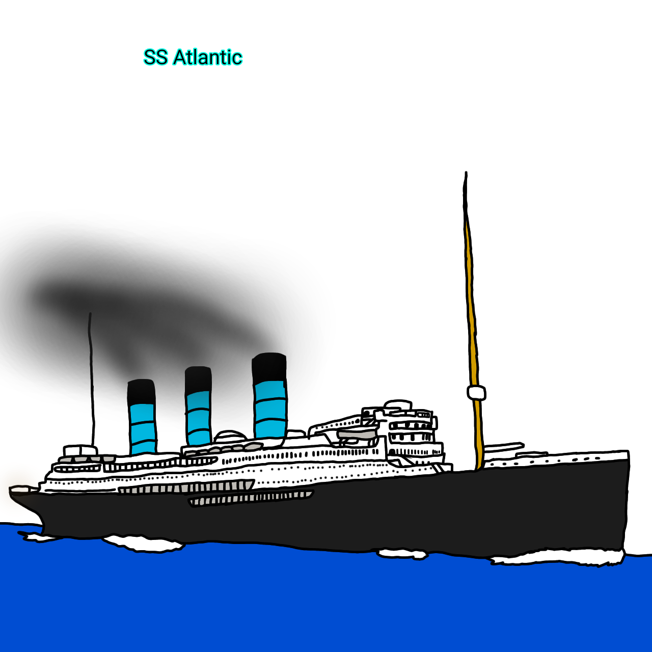 SS Atlantic - ibisPaint