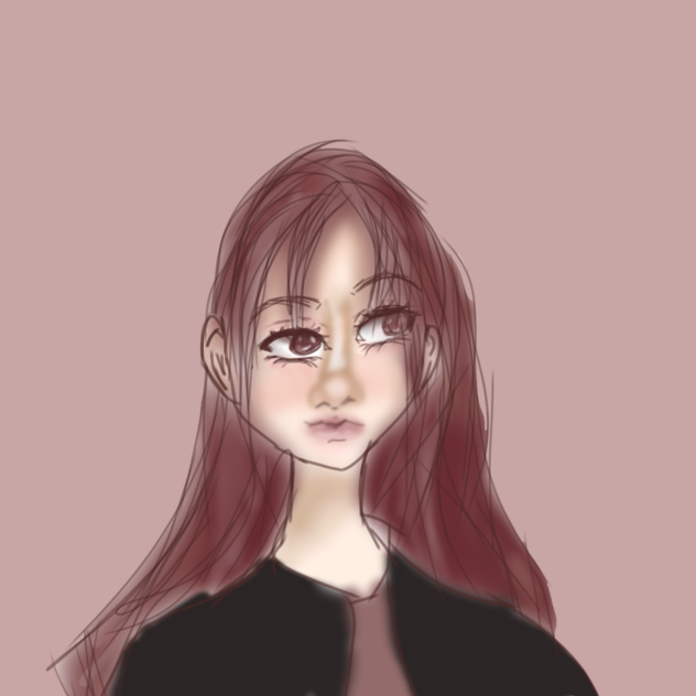 beatiful girl with red hair - ibisPaint