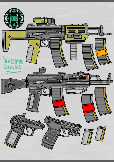 Arsenal of weapons - ibisPaint