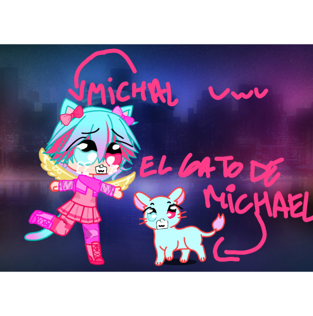 𝕞𝕚𝕔𝕙𝕒𝕖𝕝 𝕪 𝕤𝕦 𝕘𝕒𝕥𝕠 - ibisPaint