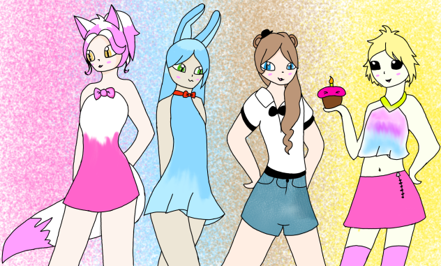 FNAF Toy Animatronics Human Anime - ibisPaint