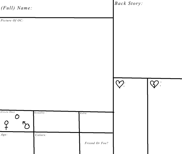 OC Sheet for anyone! - ibisPaint