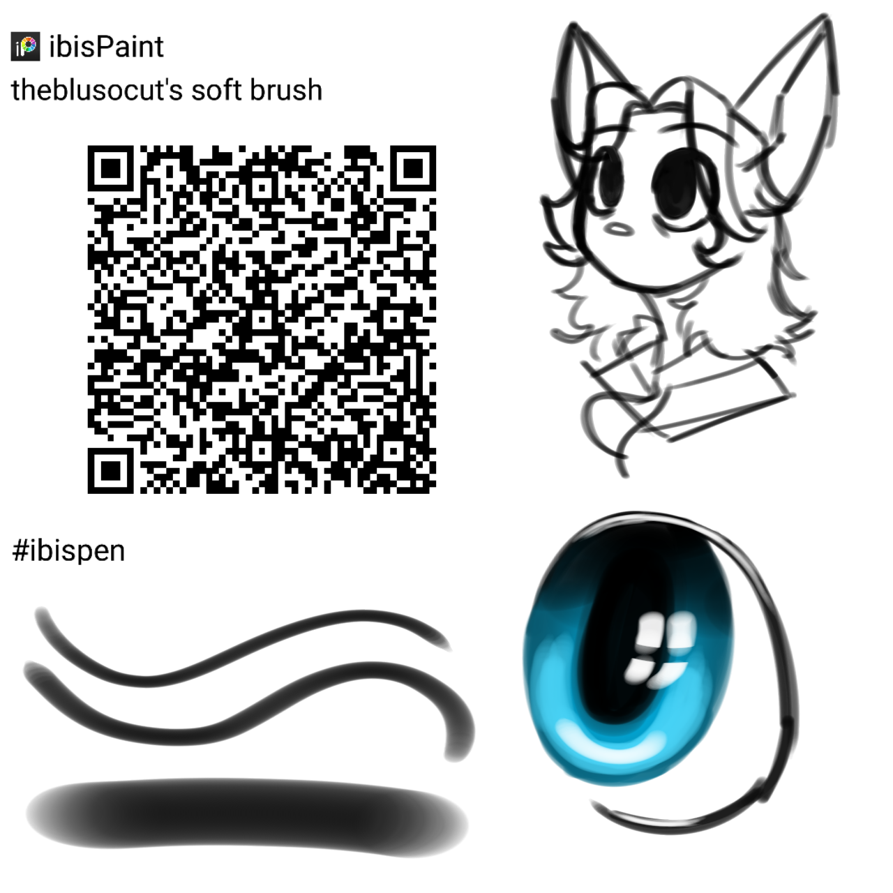 this is my soft brush - ibisPaint