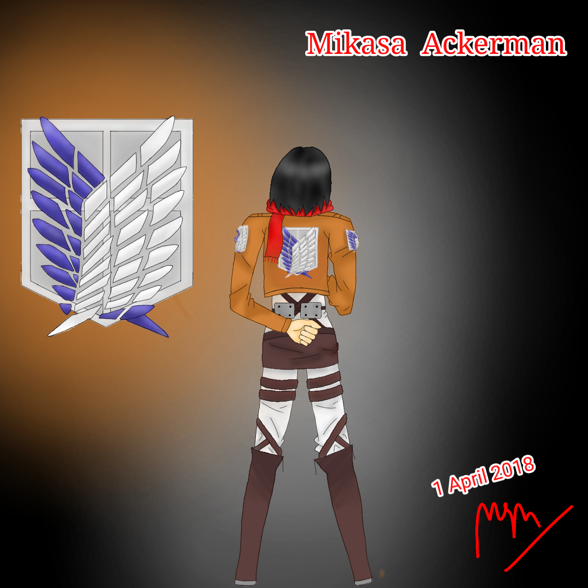 Mikasa Ackerman - ibisPaint