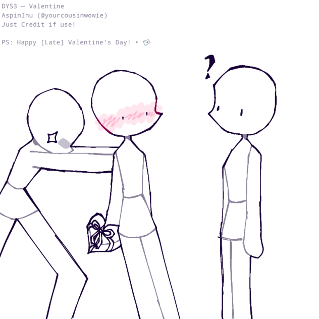 IM LATE BUT HAPPI V-DAY - ibisPaint