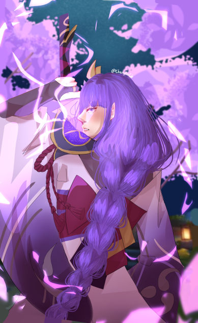 Raiden Shogun - ibisPaint