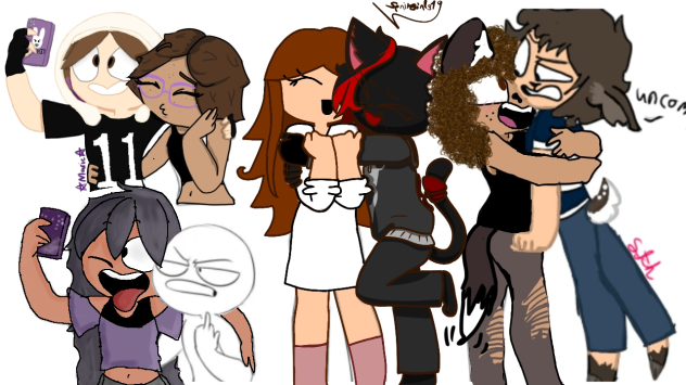 Friends collab - ibisPaint