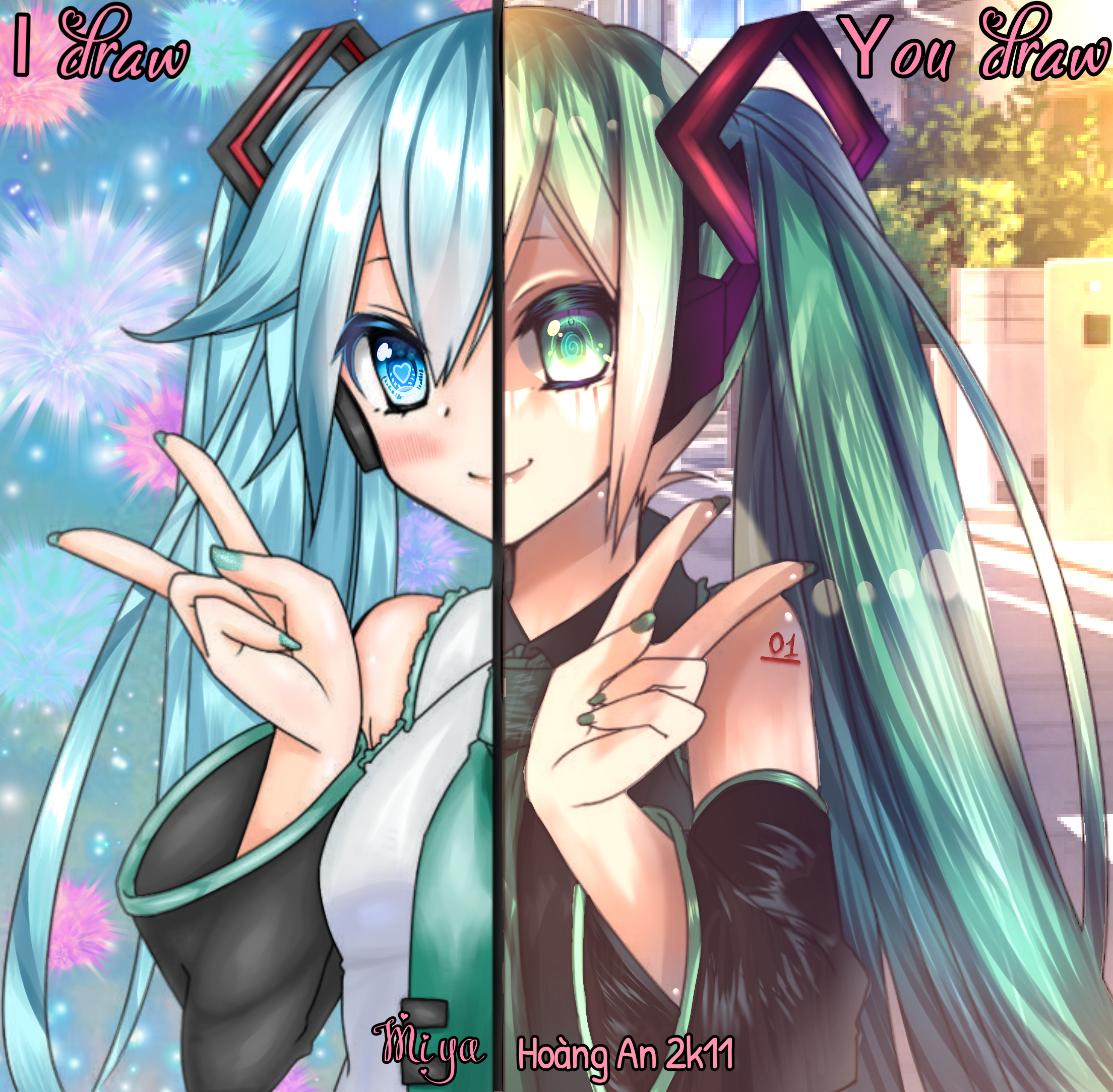 Collab art with Miya - ibisPaint