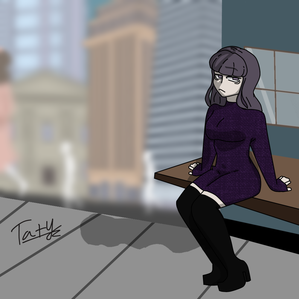 Trying a different pose for once - ibisPaint