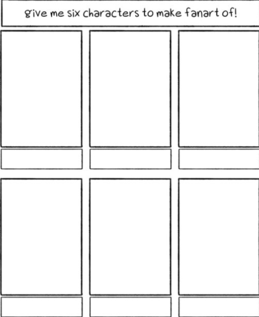 gimme 6 characters - ibisPaint