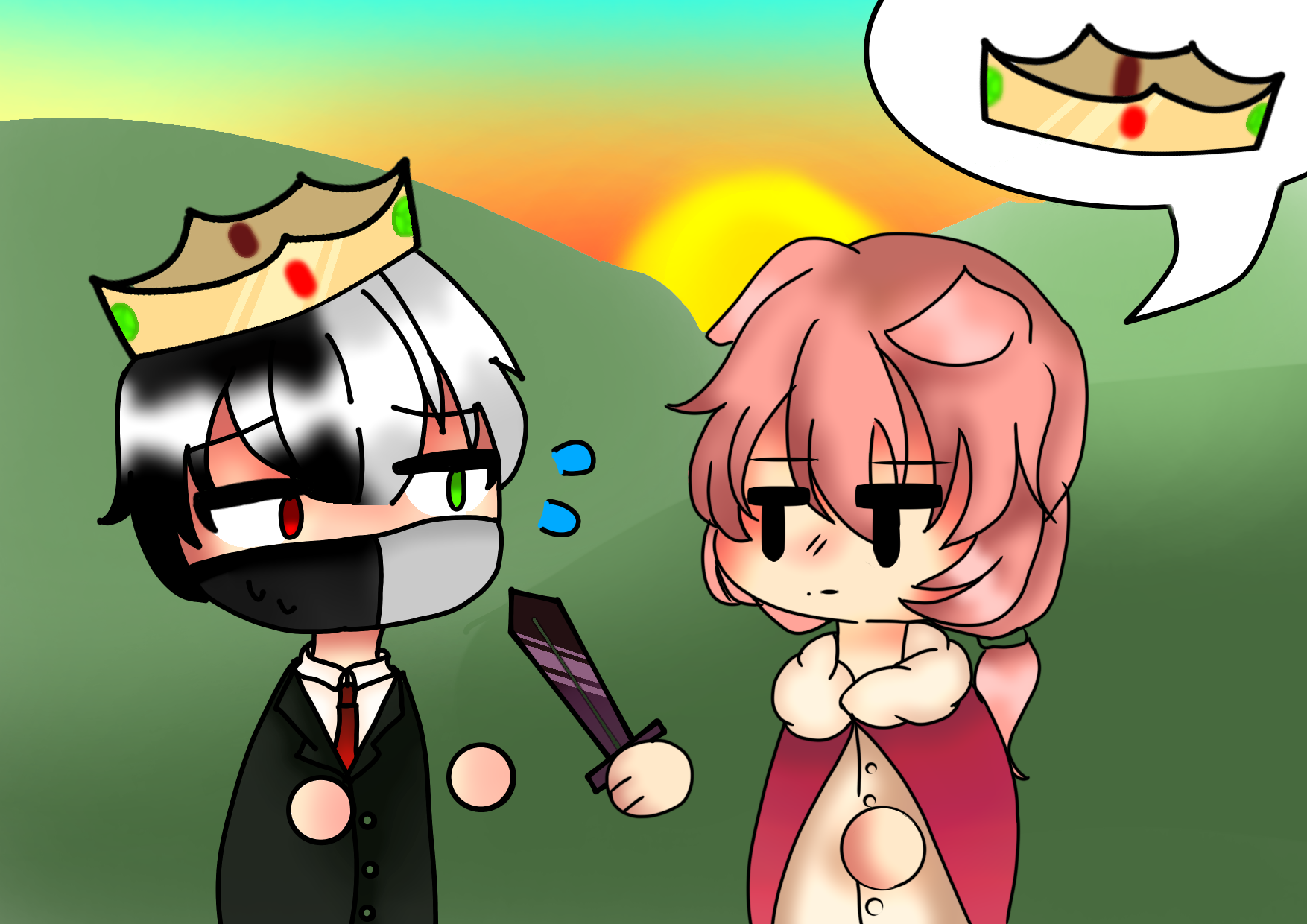 Ranboo and Technoblade out of context - ibisPaint