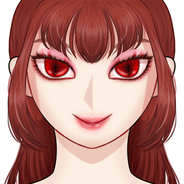 girl with devil eyes - ibisPaint
