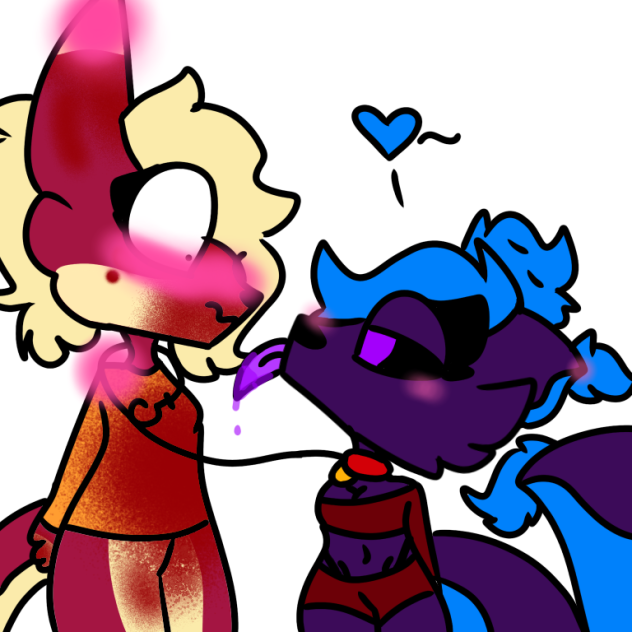 Pomegranate x Blue Moon 7w7💛💙 - ibisPaint