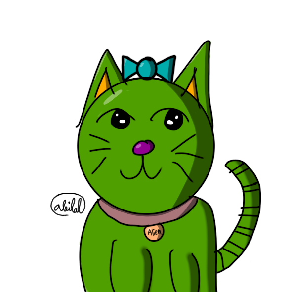 Alien cat - ibisPaint