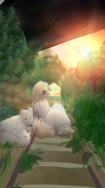 Train tracks - ibisPaint