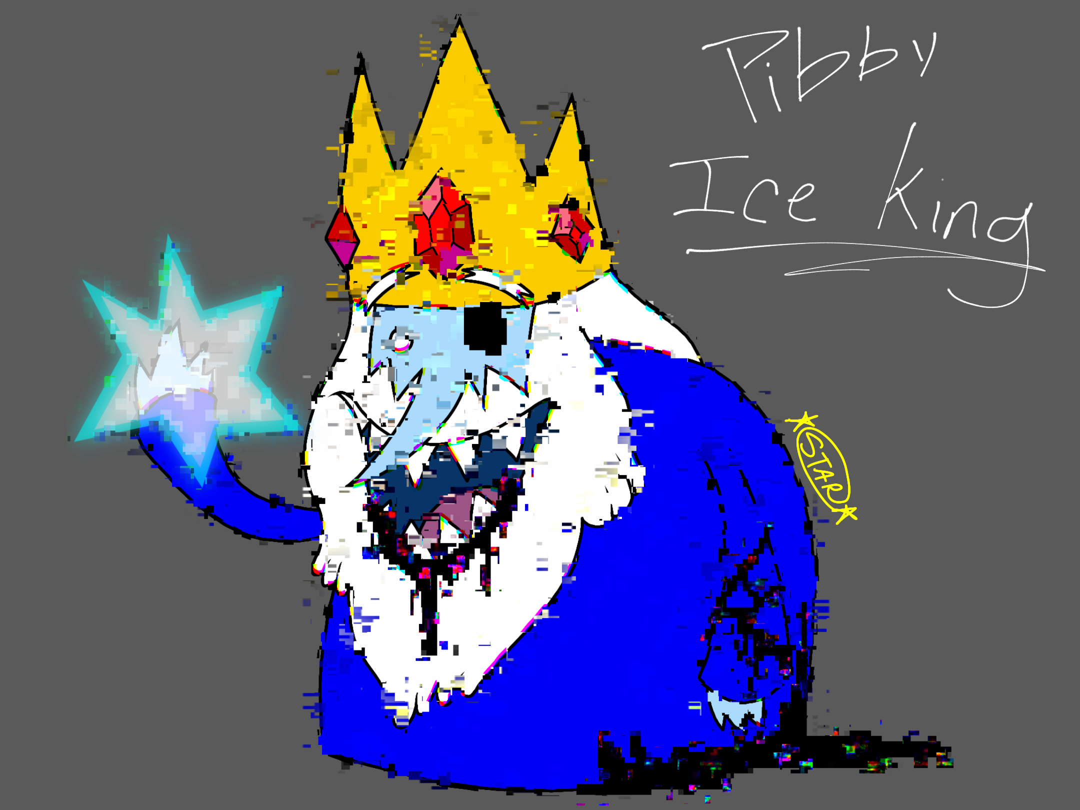 Corrupted Ice King - ibisPaint