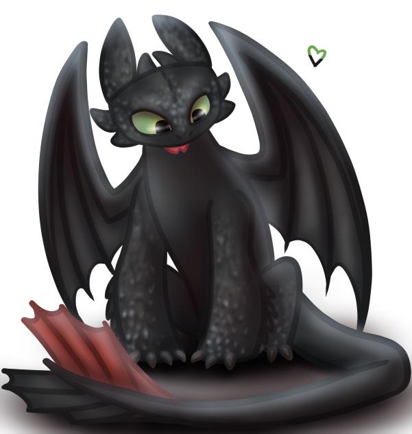 Toothless =3 - ibisPaint