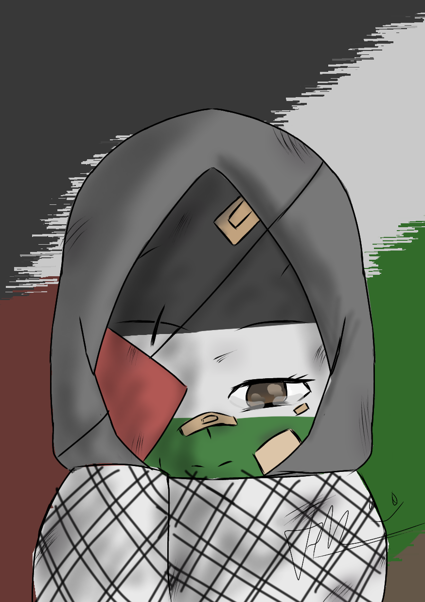 palestine countryhuman - ibisPaint