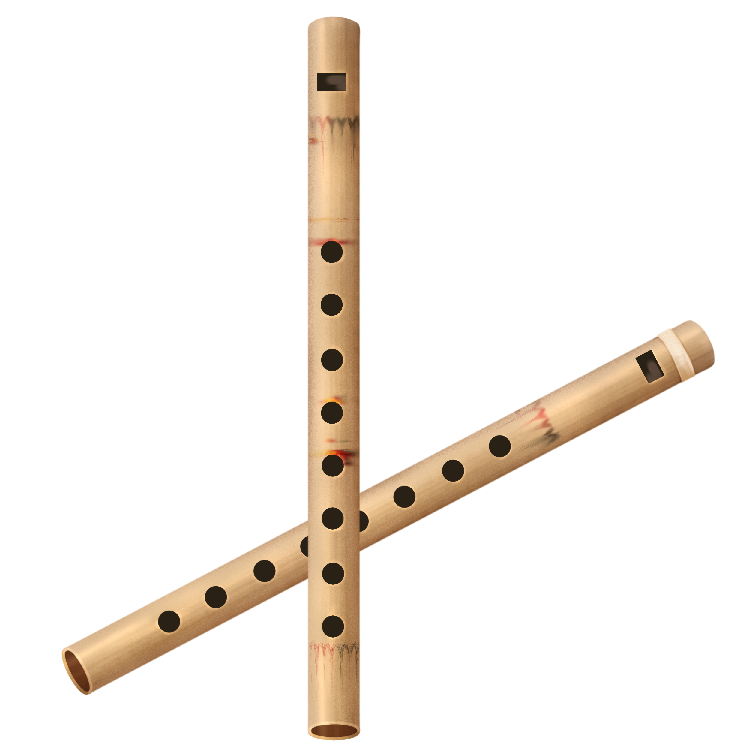 bamboo flute - ibisPaint