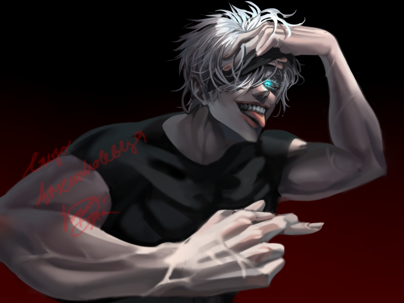 Gojo TvT my lovely kitkat - ibisPaint