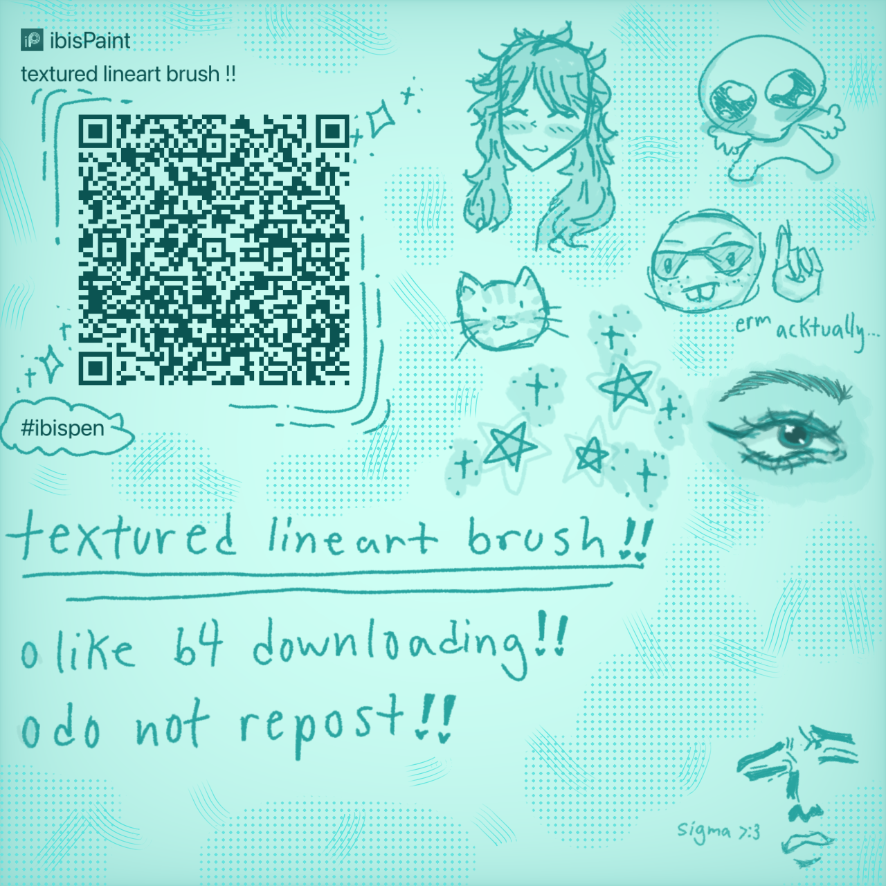 free lineart brush ₊˚⊹♡ - ibisPaint