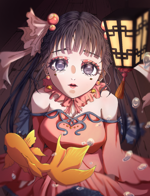 lantern and fish - ibisPaint