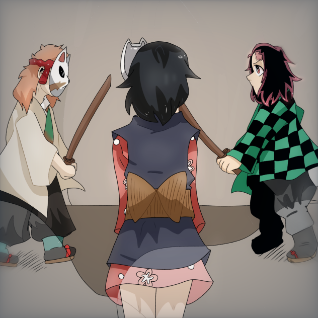 Sabito vs. Tanjiro - ibisPaint