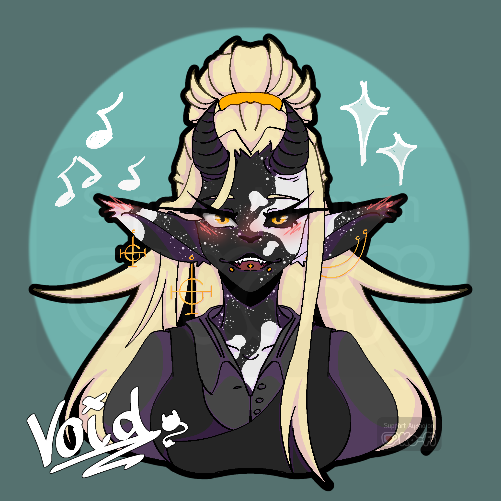 Void Ghoulette oc - ibisPaint
