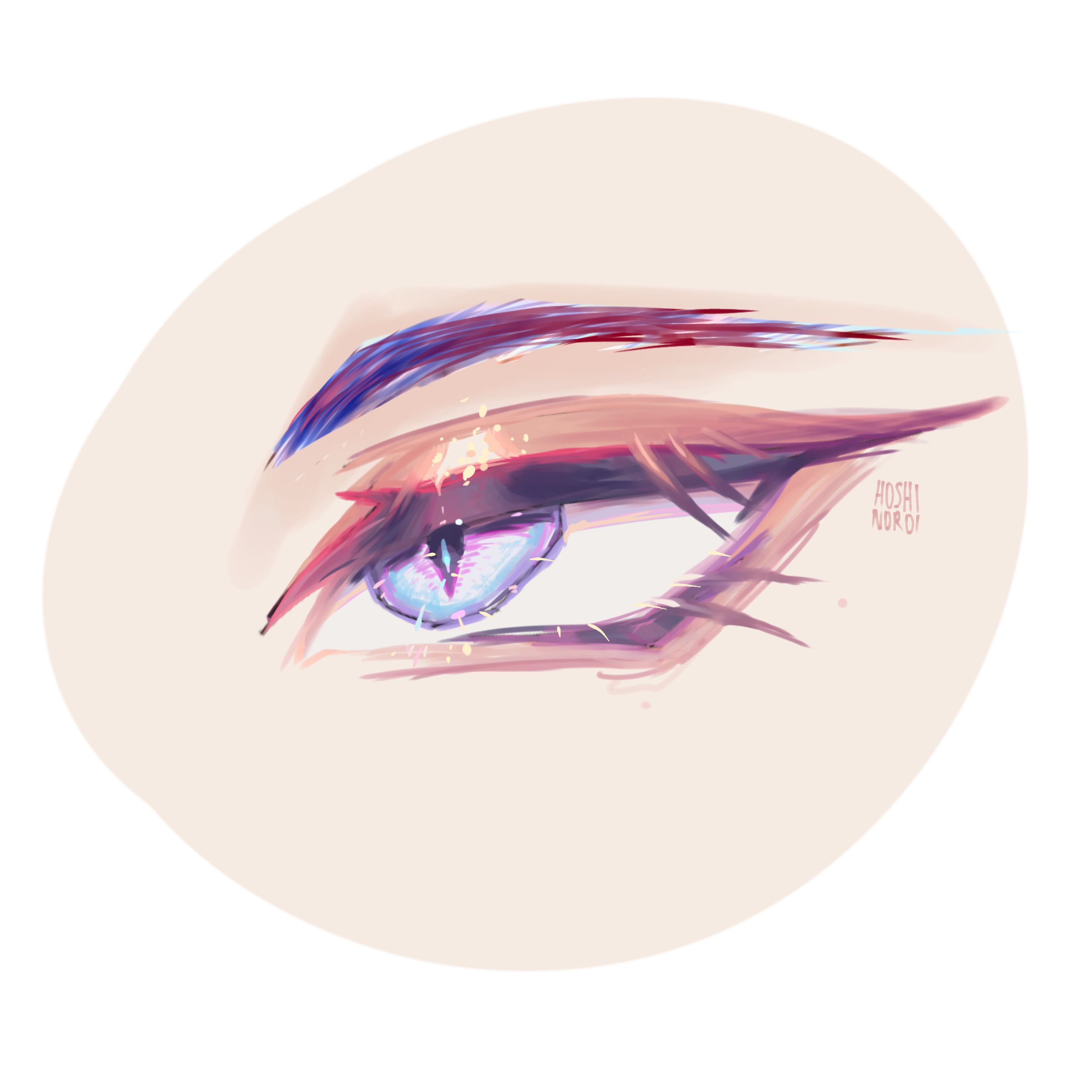 eye rendering study - ibisPaint