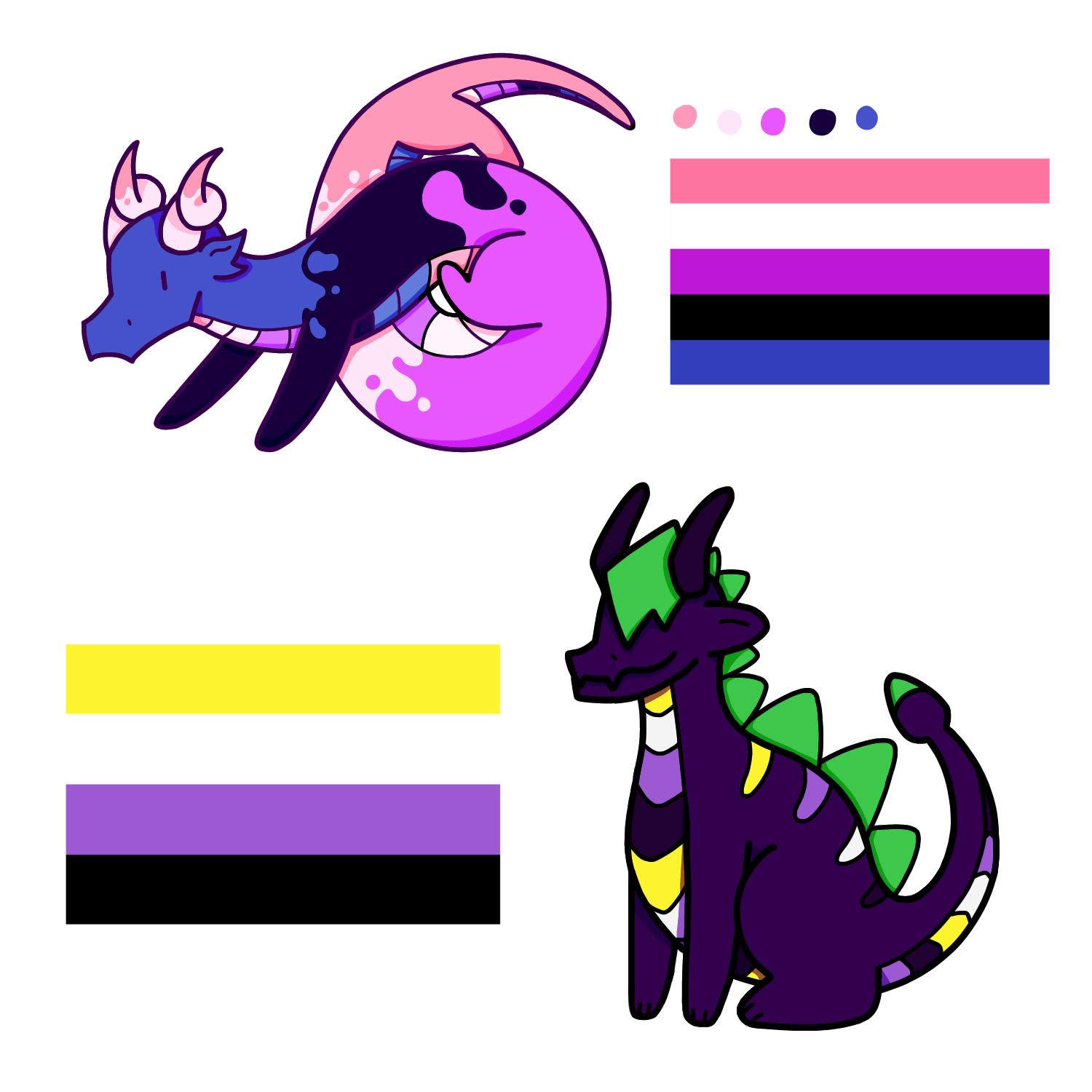 Genderfluid & enby - ibisPaint