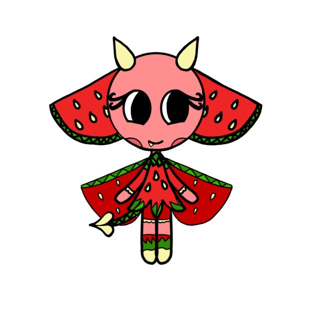 Cookie run kingdom oc watermelon cookie - ibisPaint