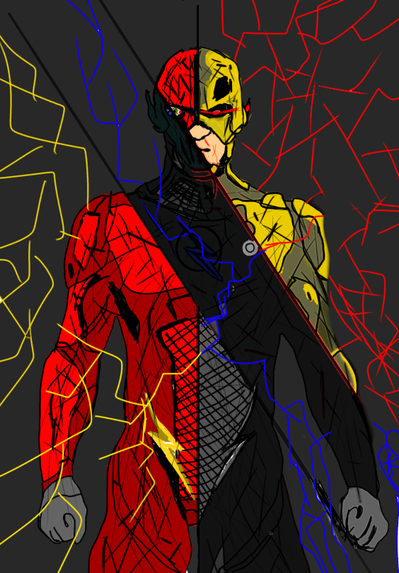 The Flash, Zoom, and The Reverse Flash - ibisPaint