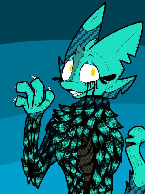 Zombie Cat - Fanart - ibisPaint