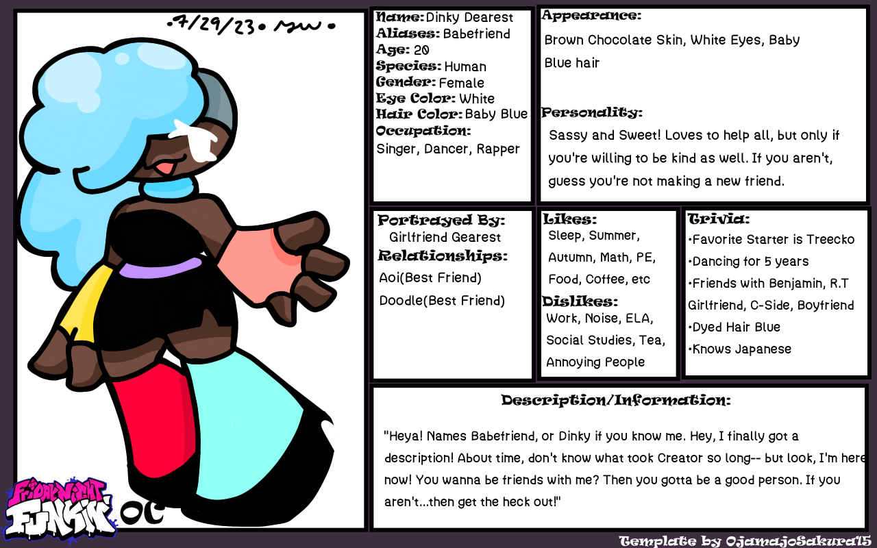 •FNF OC - Dinky• - ibisPaint