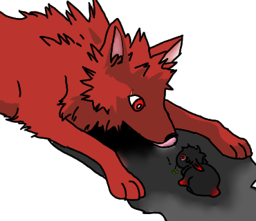 Kiri teasing his sister Takara - ibisPaint