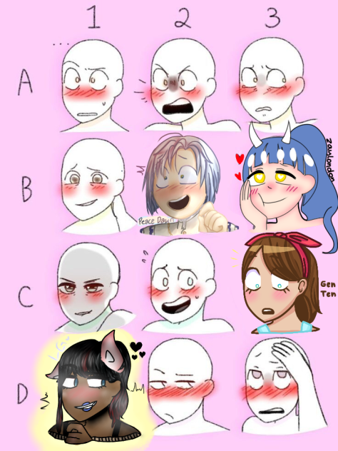 Blushing collab - ibisPaint