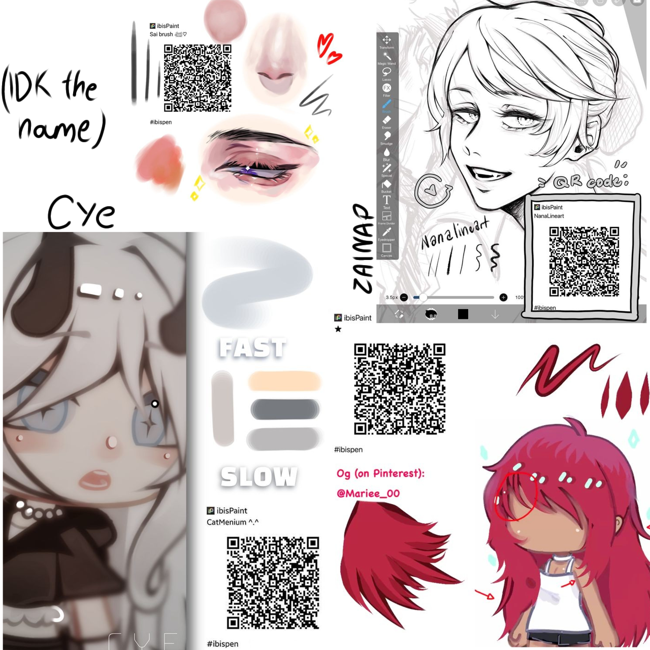 Brush pack from pinterest! - ibisPaint