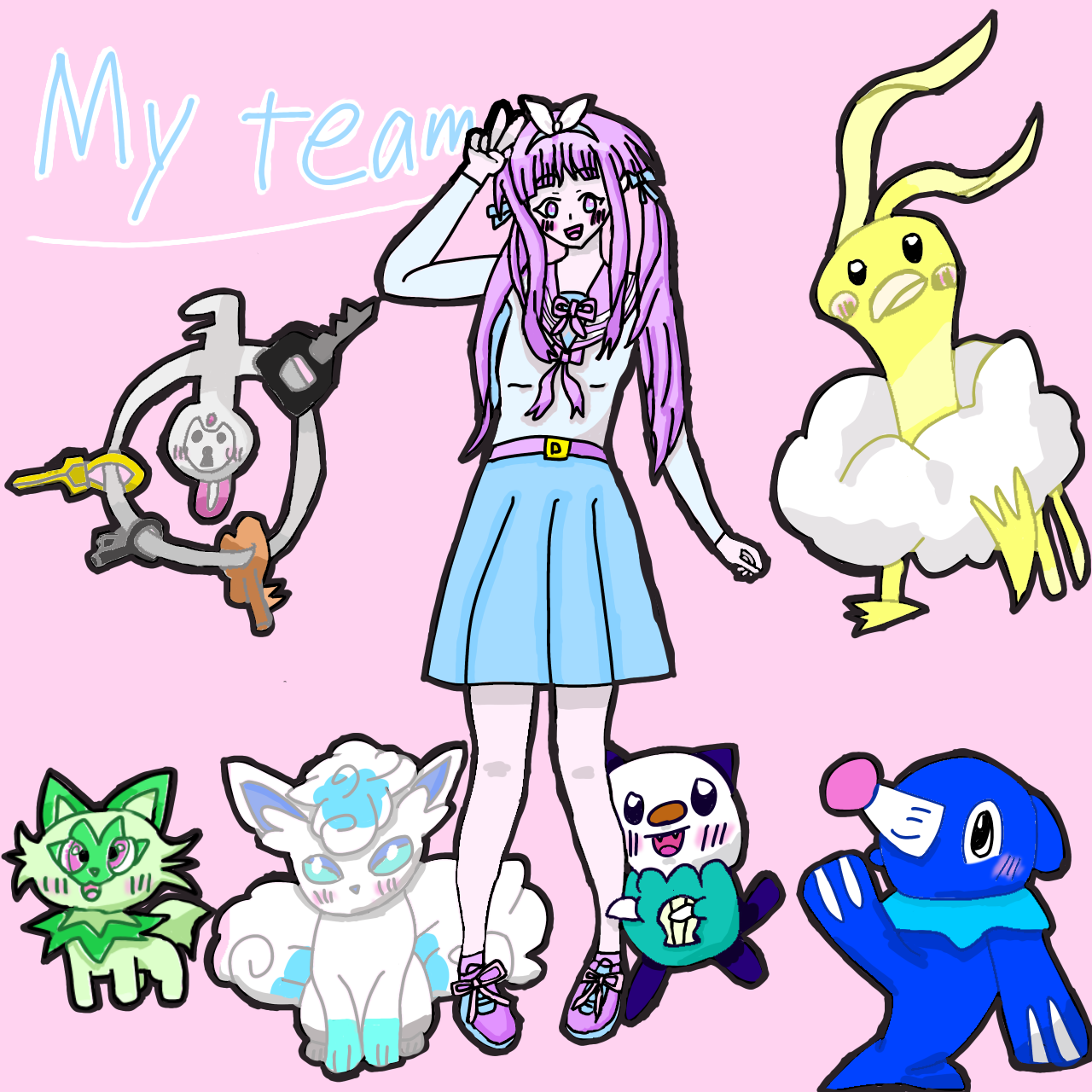 MY TEAM（過去絵） - ibisPaint