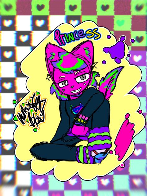 Kit Kat Neon Decora - ibisPaint