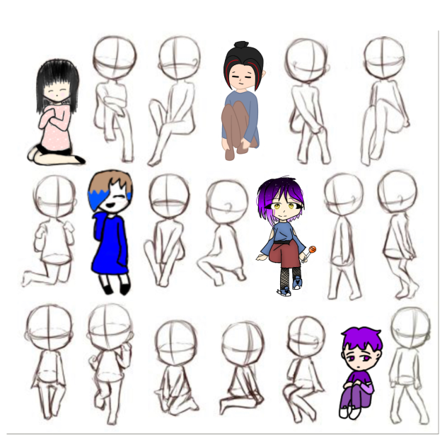 Poses collab - ibisPaint