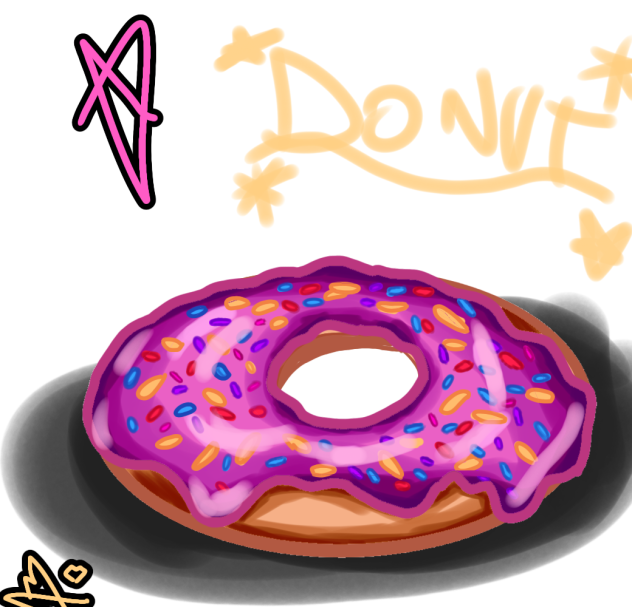 a donut - ibisPaint