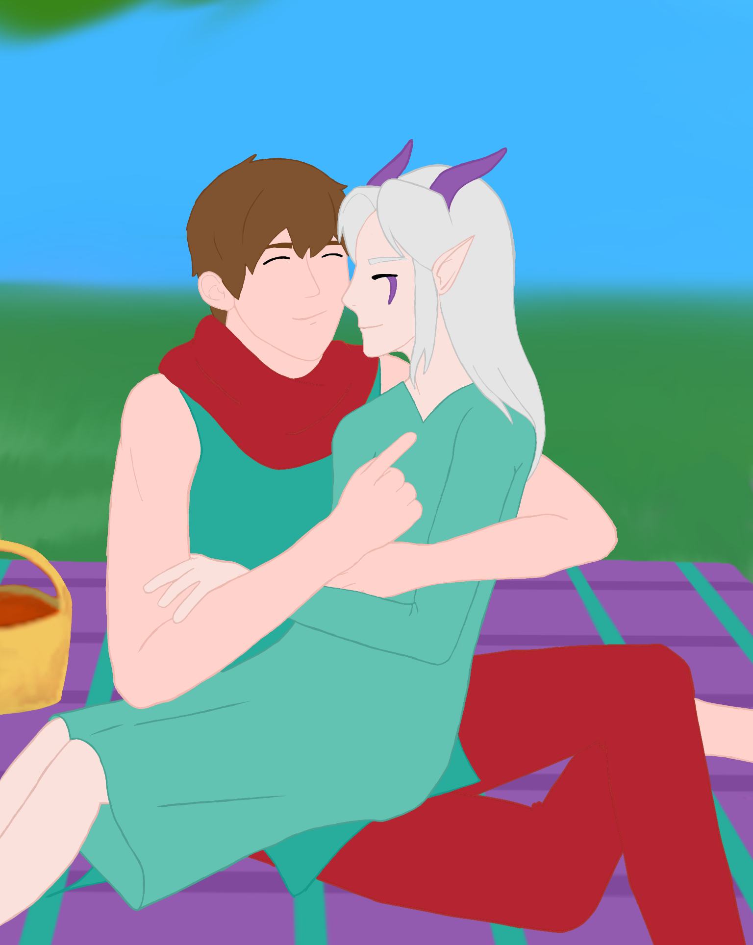 Rayllum on a Picnic - ibisPaint