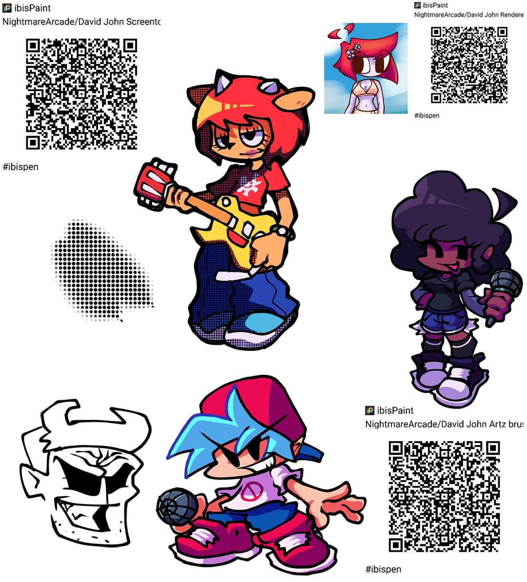 Nightmare arcade Brush - ibisPaint